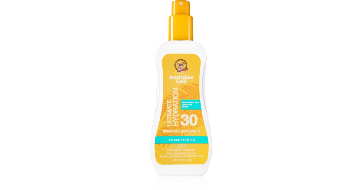Australian Gold Spray Gel Sunscreen Sonnenschutz für den Körper | notino.de