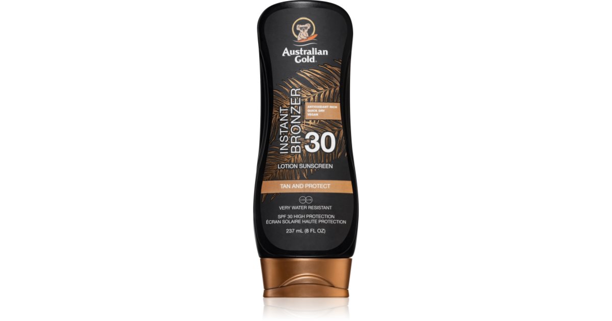 Australian Gold Protect Lotion With Bronzer bronze Body lotion SPF 30 ...