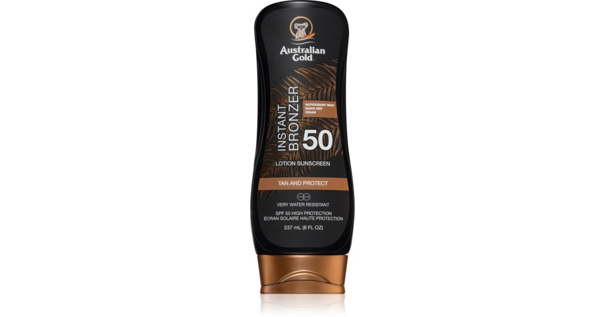 Australian Gold Lotion With Bronzer Sunscreen with bronzer | notino.ie