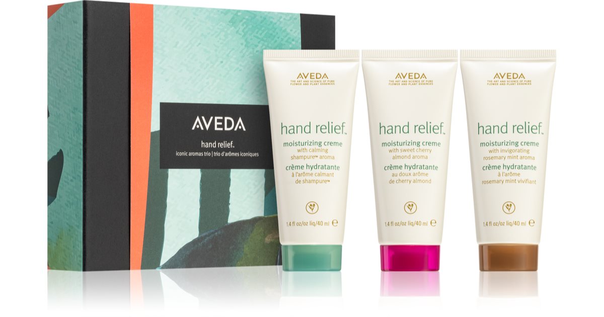 Aveda Hand Relief™ Iconic Aroma Trio coffret cadeau (mains) | notino.be