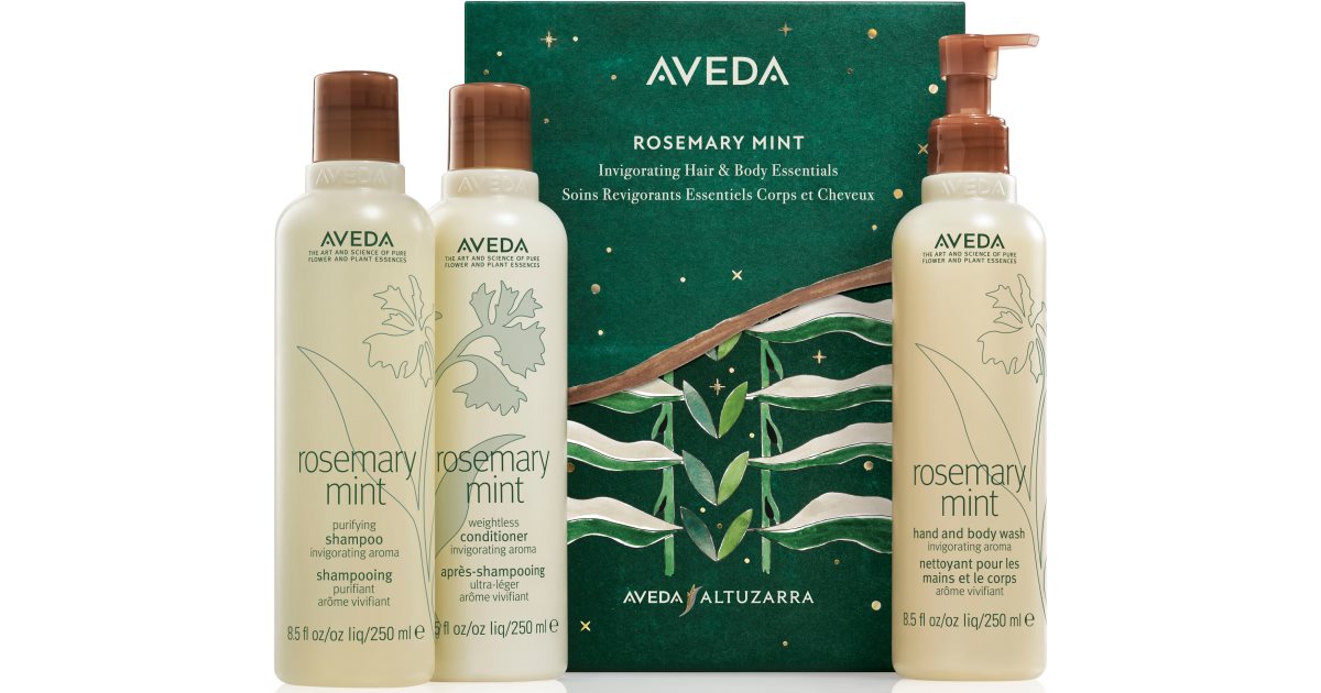 Aveda Rosemary Mint Set coffret cadeau corps et cheveux | notino.fr