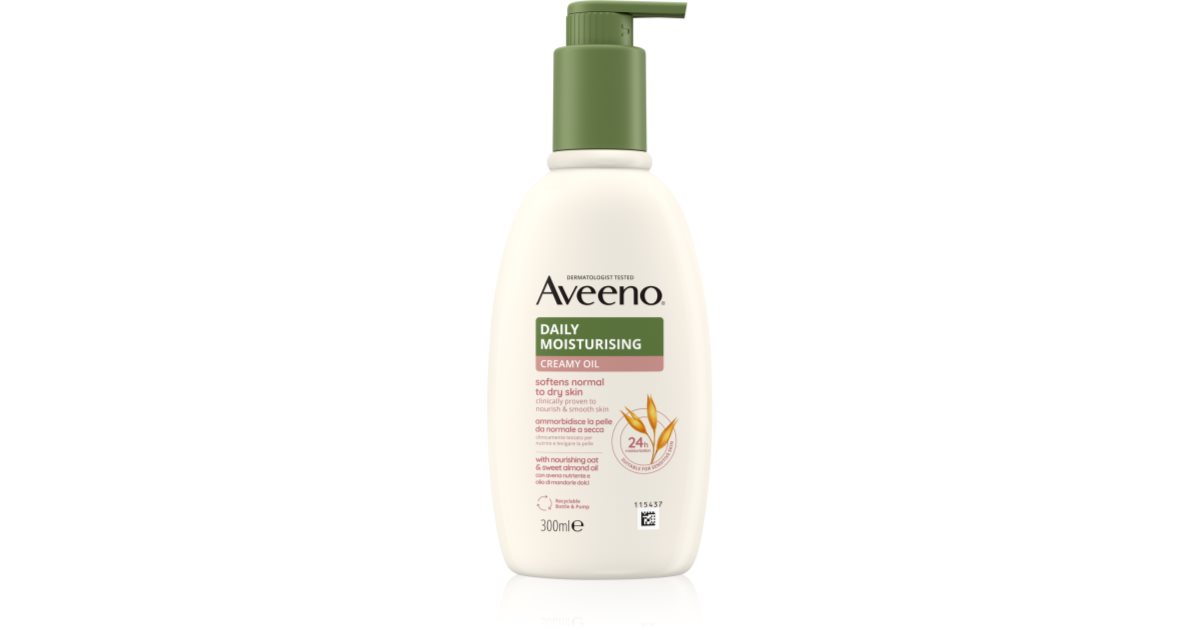 Aveeno Daily Moisturising Softens Dry Skin gentle body lotion | notino ...