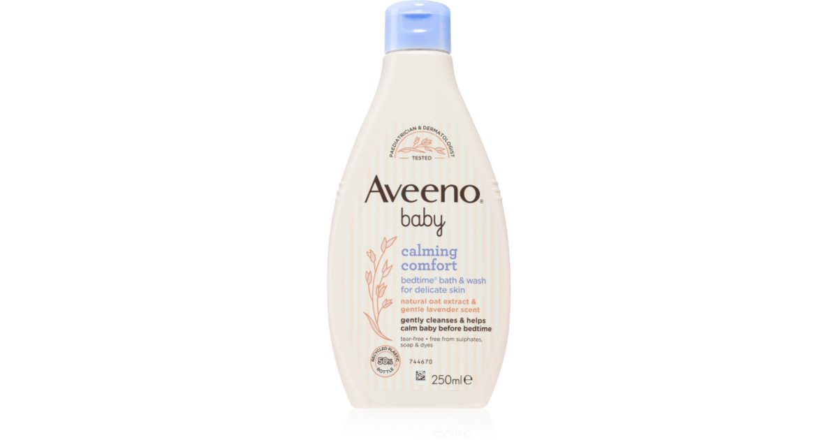 Aveeno Baby Calming Comfort gel de curățare pentru un somn liniștit ...