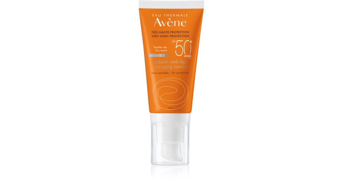 Прегледи на Avène Sun Anti-Age защитен крем за лице SPF 50+ | notino.bg