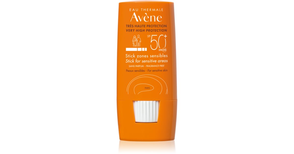 Avène Sun Stick for Sensitive Areas stick zones sensibles SPF 50 ...