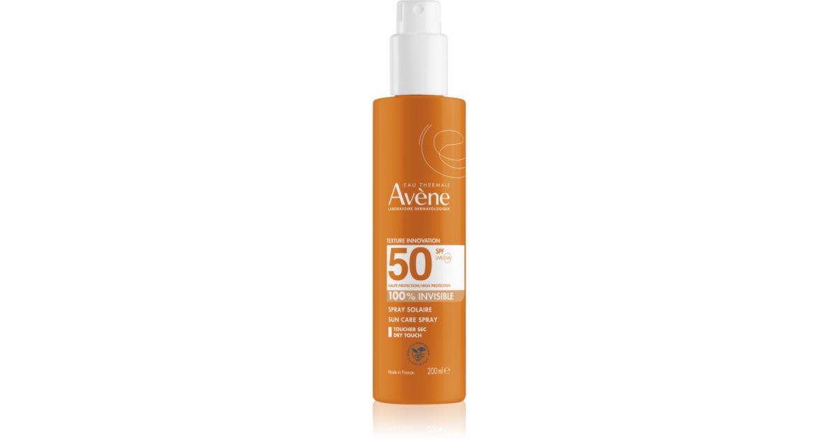 Avène Sun Care Spray 100% Invisible protetor solar em spray SPF 50 ...