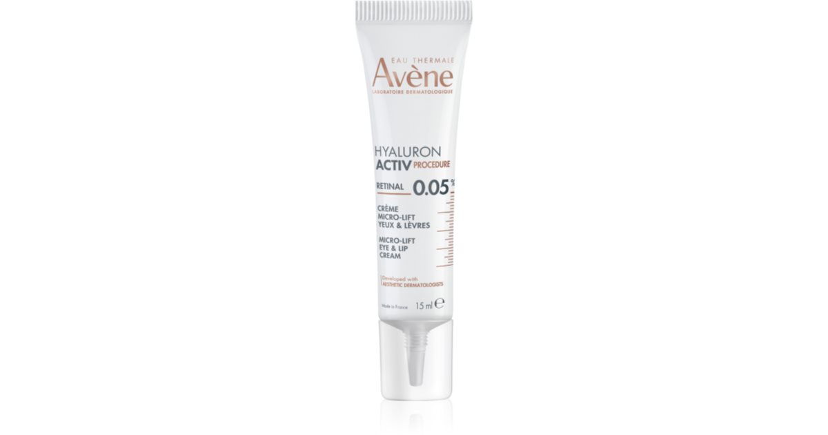 Avène Hyaluron Activ Procedure Micro-Lift Eye & Lip Cream 0.05% Retinal ...