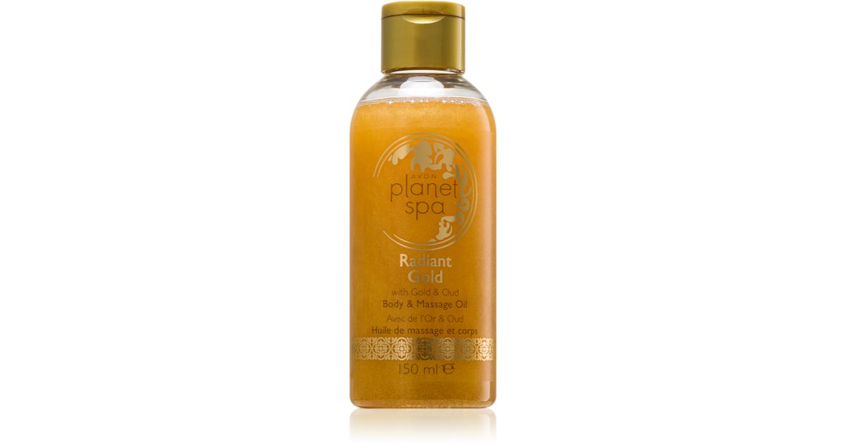 Avon Planet Spa Radiant Gold rozświetlająco - połyskujący olejek do ...
