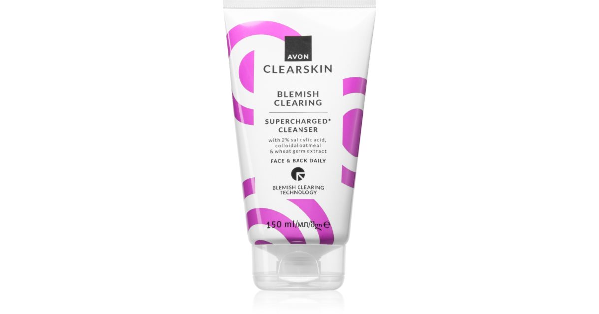 Avon Clearskin Blemish Clearing Gel Facial Cleanser against redness ...