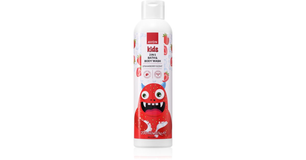 Avon Kids Strawberry prípravok do kúpeľa 2 v 1 | notino.sk