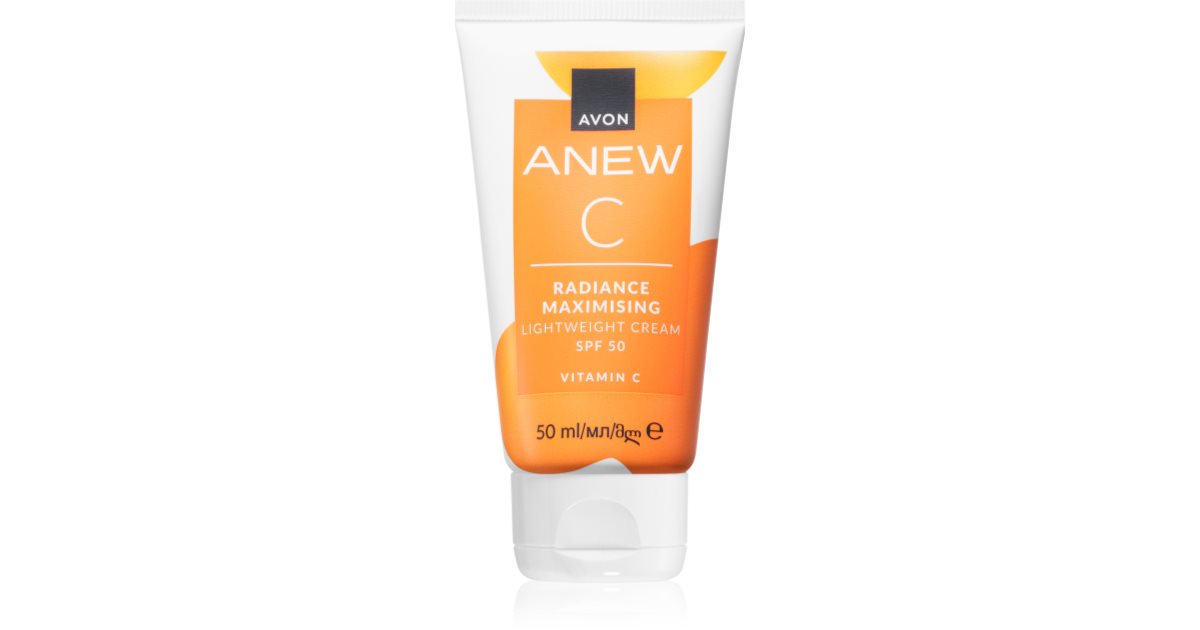Avon Anew C Radiance Maximising light day cream SPF 50 | notino.co.uk