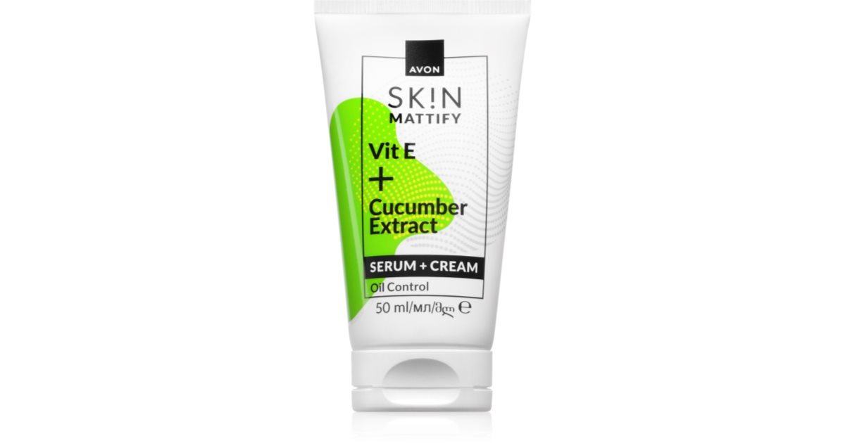 Avon Mattify Vit E + Cucumber Extract Creme 2 in 1 | Notino