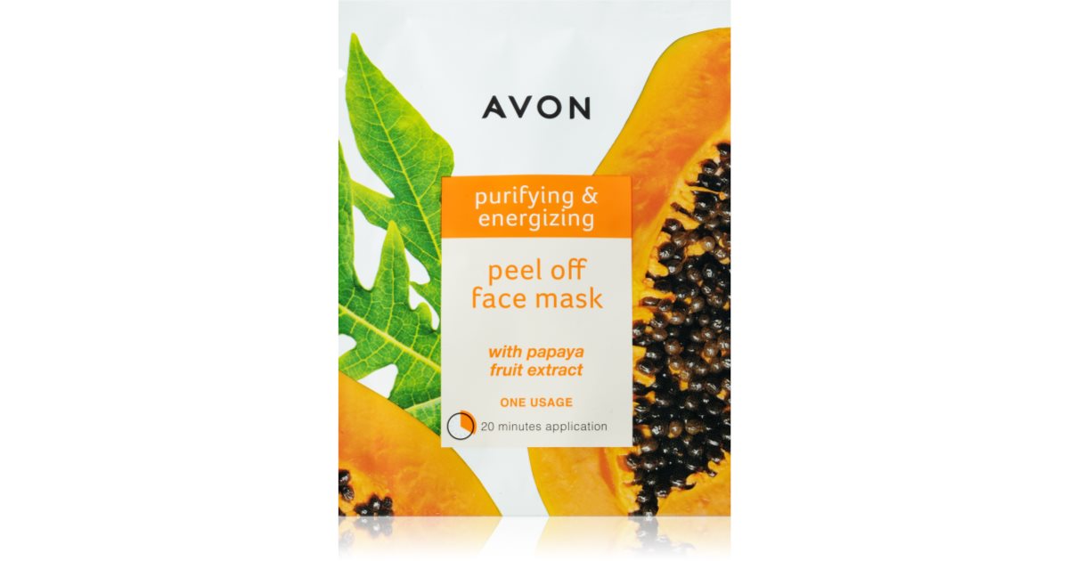 Avon Face Mask Peel Off маска-пілінг для обличчя з папайєю | notino.ua ...