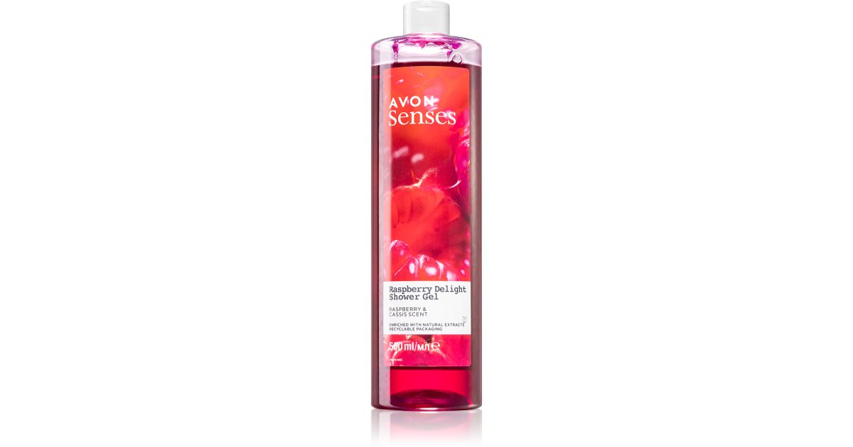 Avon Senses Raspberry Delight gel douche traitant | notino.fr