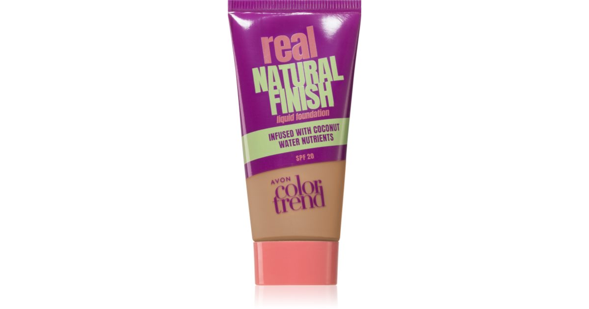 Avon ColorTrend Real Natural Finish matificante leve de maquilhagem SPF ...