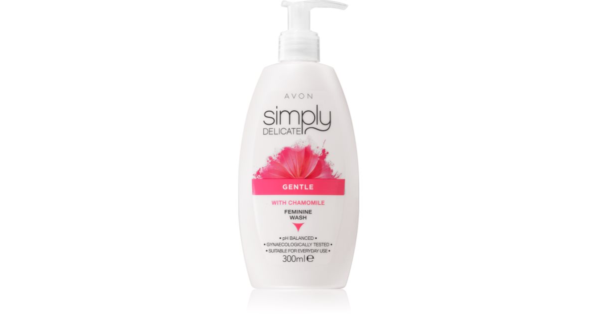 Avon Simply Delicate Gentle gel for intimate hygiene with chamomile ...