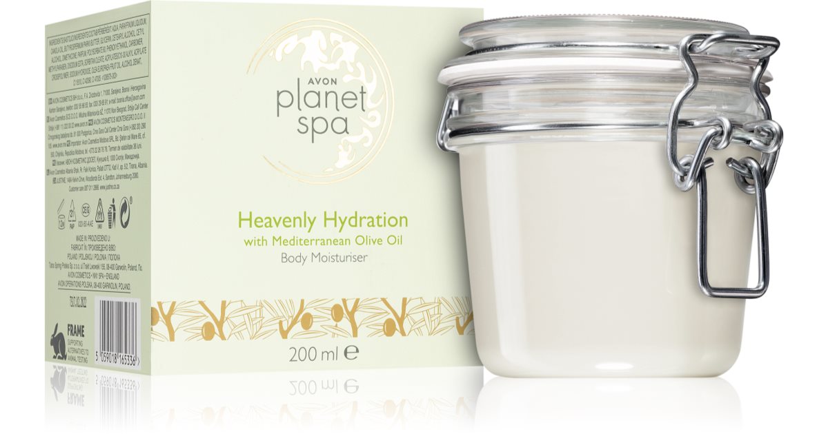 Avon Planet Spa Heavenly Hydration Moisturizing Body Cream with olive ...