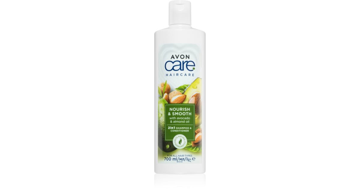 Avon Care Nourish & Smooth Shampoo und Conditioner 2 in 1 mit ...