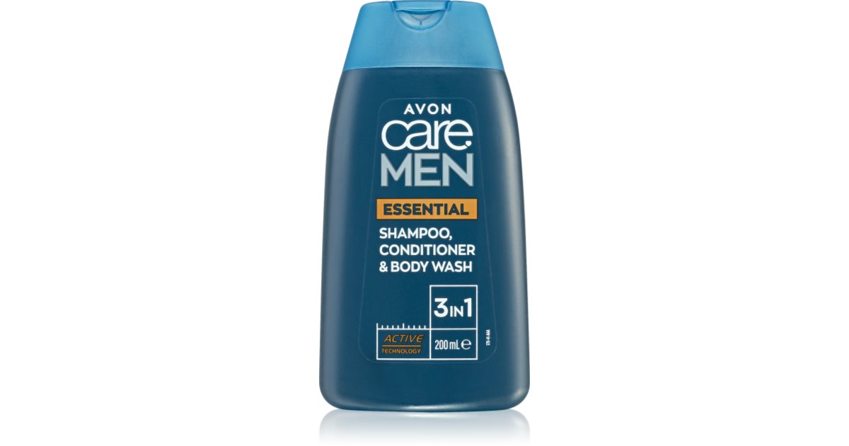Avon Care Men Essential 3 in1 Shampoo, Conditioner & Body Wash | notino.ie