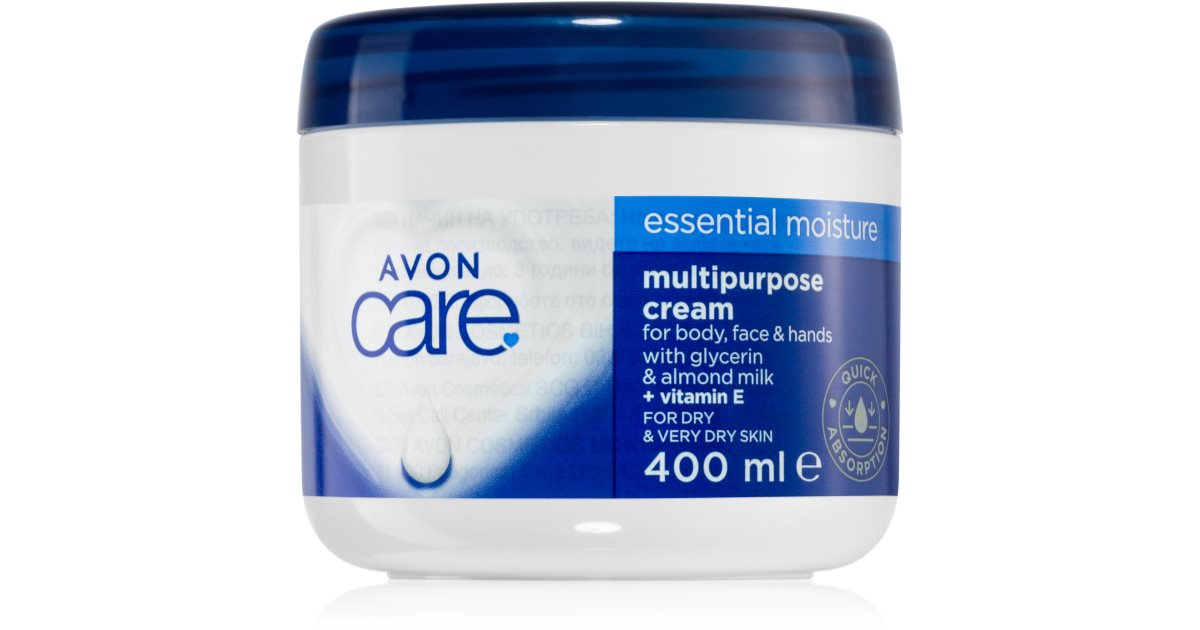 Avon Care Essential Moisture creme multiuso para pele, mãos e corpo ...