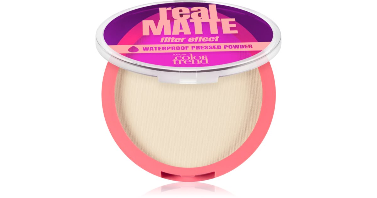 Avon ColorTrend Real Matte wasserfester Puder mit Matt-Effekt