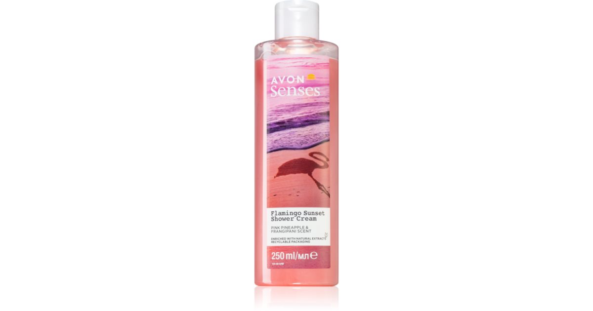 Avon Senses Flamingo Sunset crème de douche relaxante | notino.fr