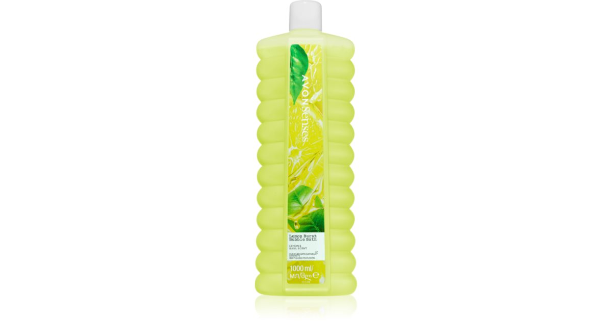 Avon Senses Lemon Burst espuma de banho | notino.pt