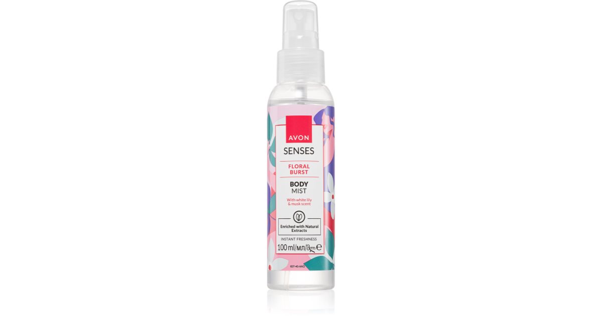 Avon Senses Floral Burst spray corporal | notino.es