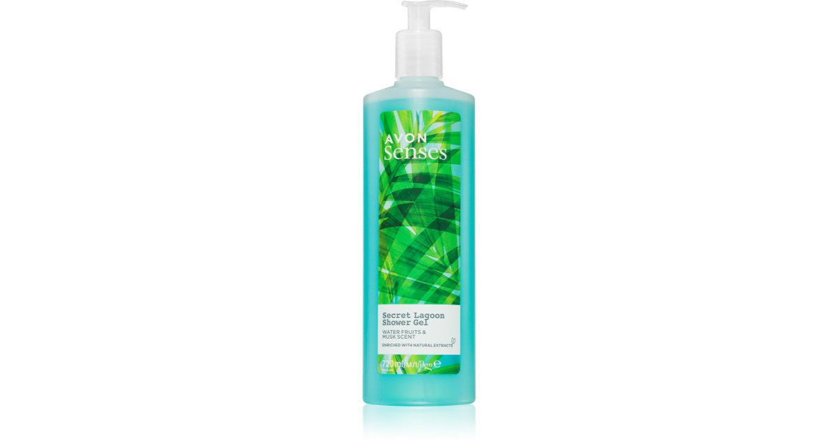 Avon Senses Secret Lagoon gel douche rafraîchissant | notino.fr