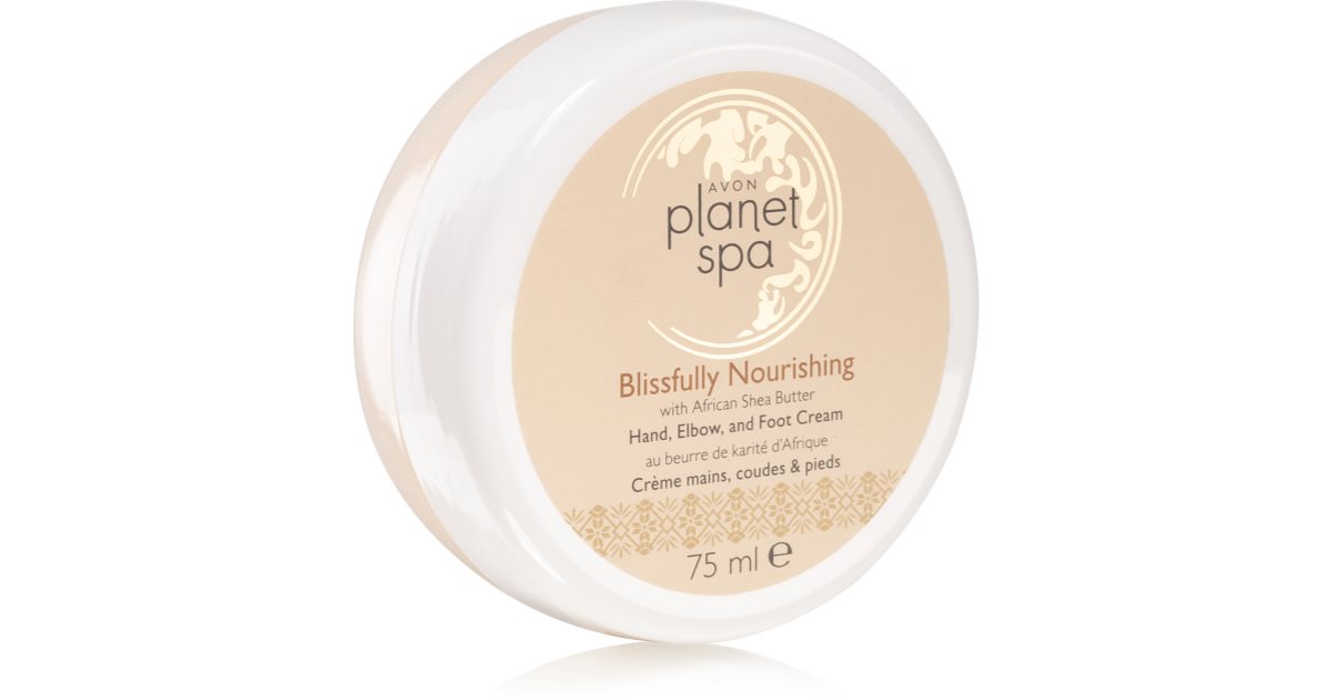 Avon Planet Spa Blissfully Nourishing crème nourrissante mains pieds ...