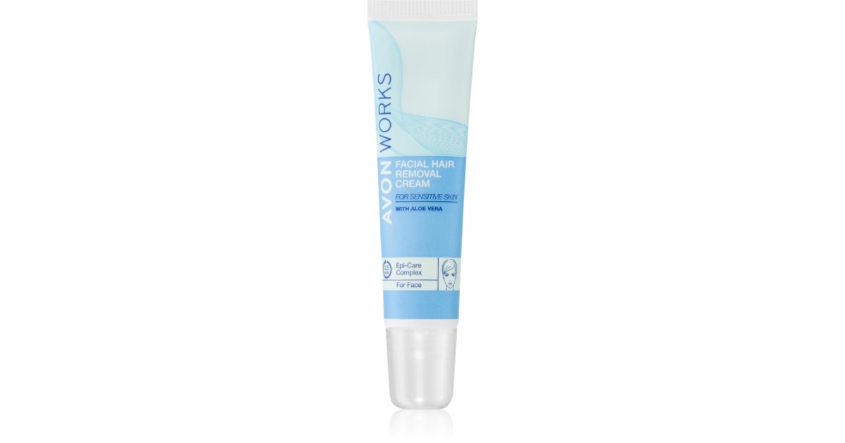 Avon Works Aloe Vera crème dépilatoire visage | notino.fr
