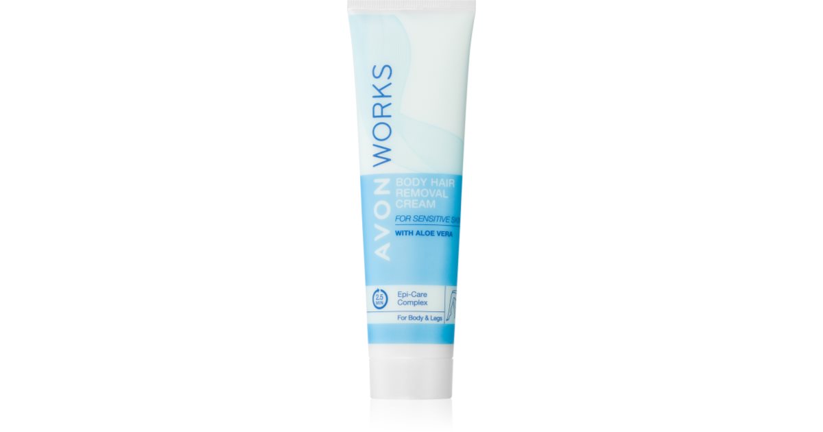 Avon Works Aloe Vera Hair Removal Cream for sensitive skin | notino.ie