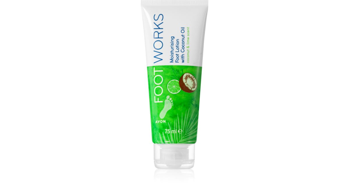 Avon Foot Works Coconut Oil moisturising lotion for legs | notino.co.uk