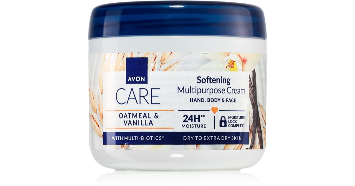 Avon Care Oatmeal & Vanilla multi-purpose cream for face, hands and ...