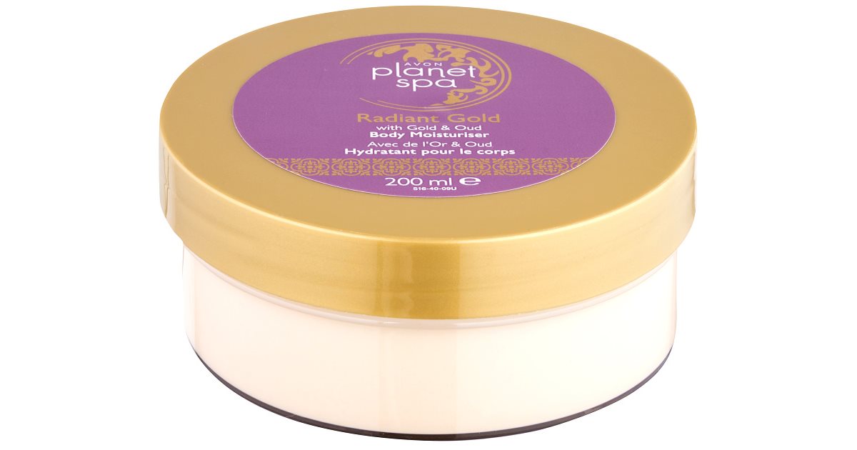 Avon Planet Spa Radiant Gold creme corporal para iluminação e ...