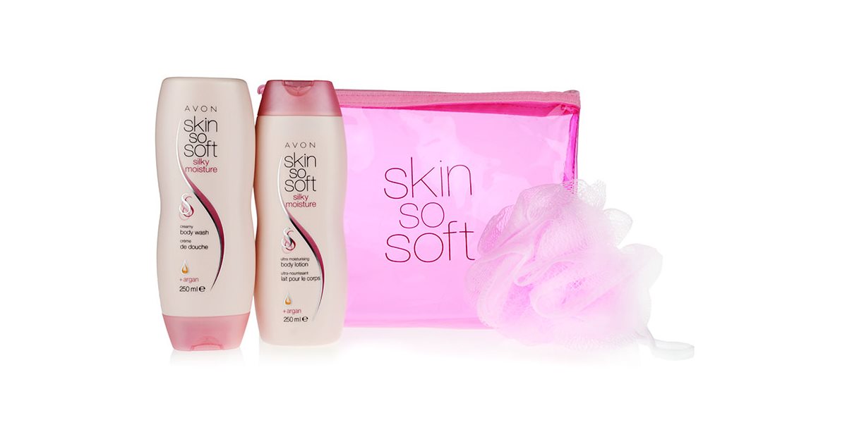 Avon Skin So Soft Silky Moisture zestaw kosmetyków I.