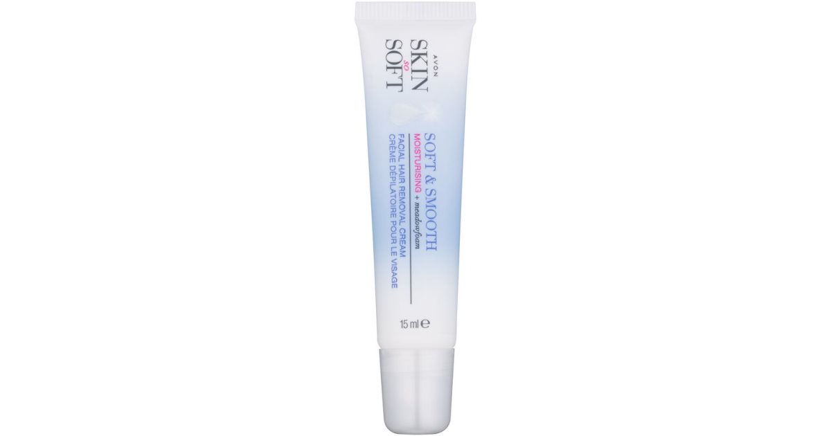 Avon Skin So Soft Smooth creme depilatório para rosto | notino.pt