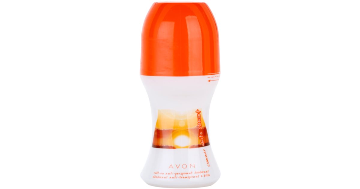 Avon Summer White Sunset desodorante roll-on para mujer 50 ml | notino.es