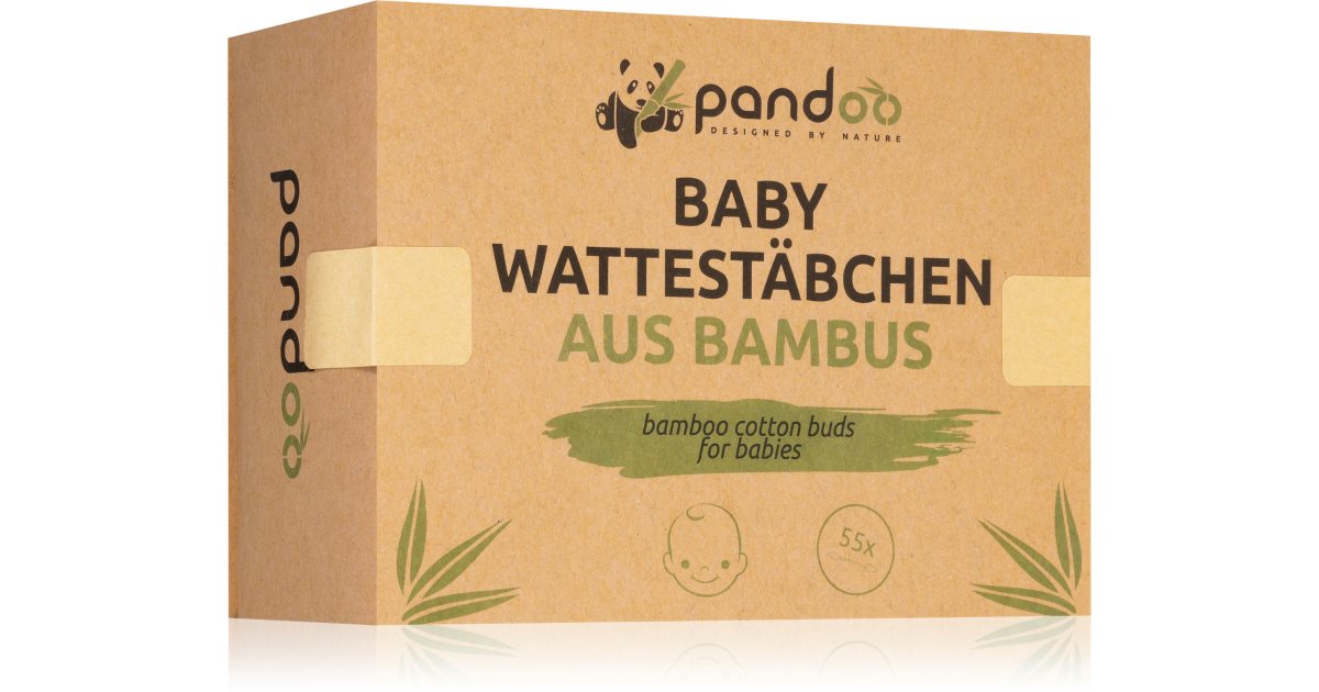 Pandoo Bamboo Cotton Buds for Babies cotton buds for children | notino ...