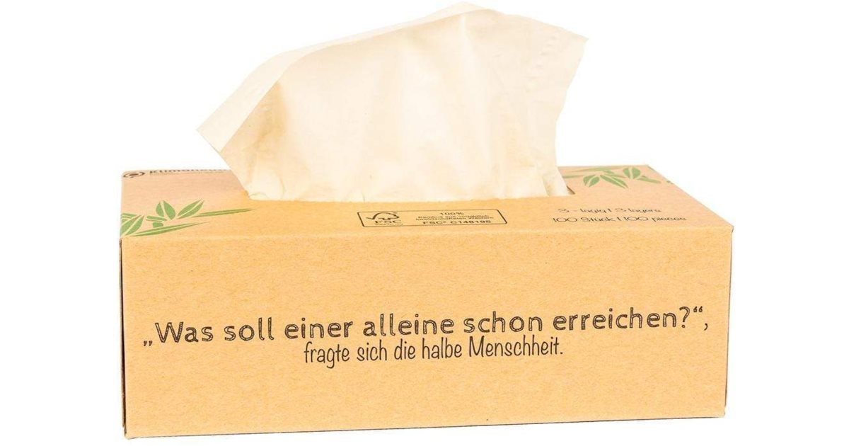 Pandoo Bamboo Tissues mouchoirs en papier en bambou | notino.be