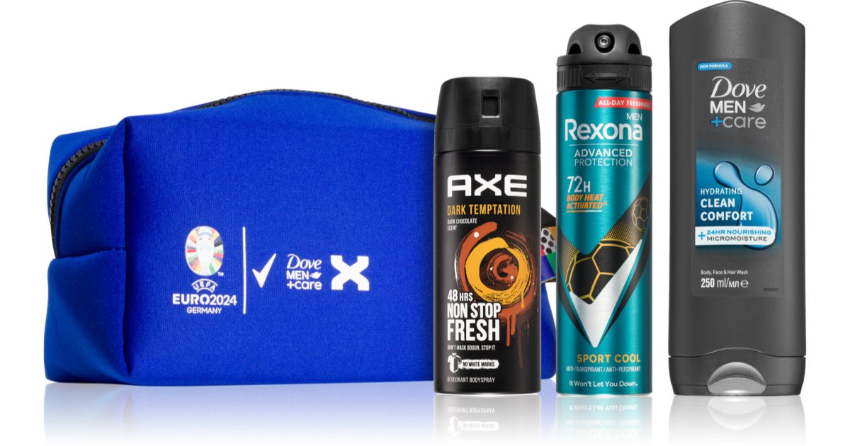 Axe EURO 2024 coffret cadeau Sport Cool(corps et cheveux) pour homme ...