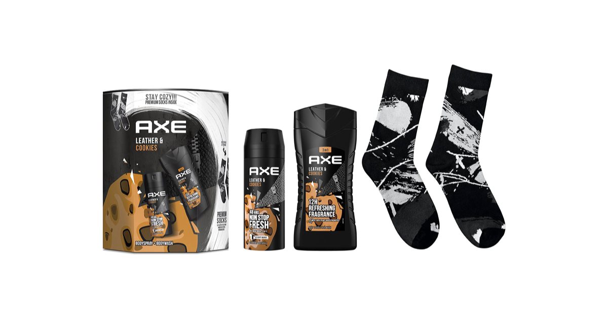 Axe Leather & Cookies подаръчен комплект (за тяло и крака) за мъже ...