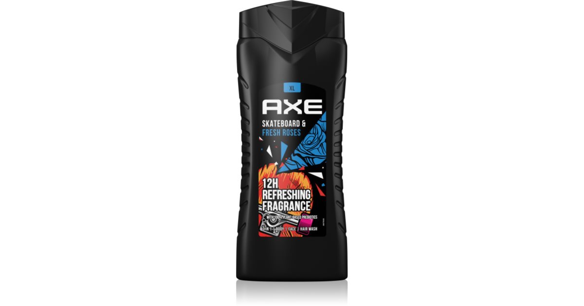 Axe Skateboard & Fresh Roses osvěžující sprchový gel pro muže | notino.cz