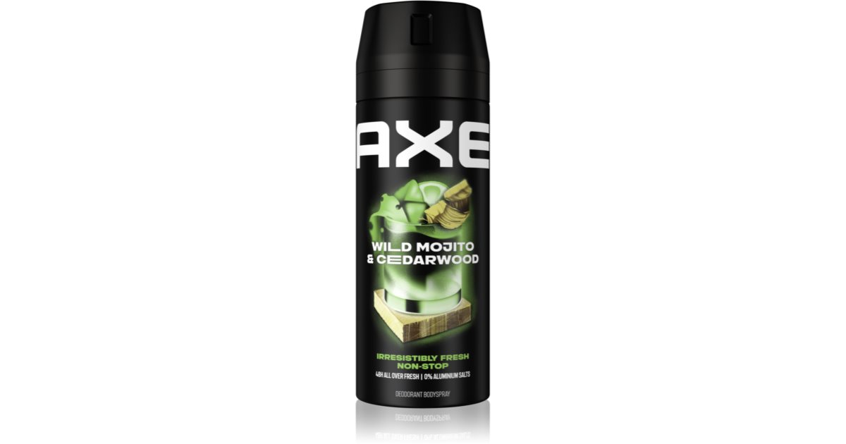 Axe Wild Green Mojito & Cedarwood deodorant and body spray I. | notino ...