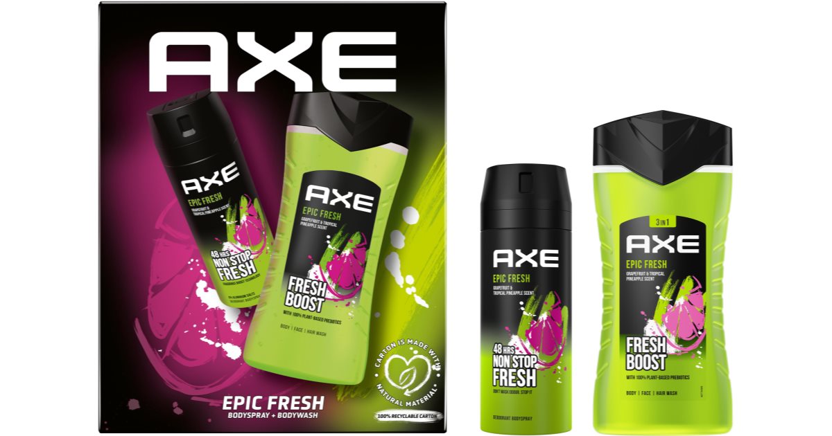 Axe Epic Fresh coffret cadeau (corps et cheveux) pour homme | notino.fr