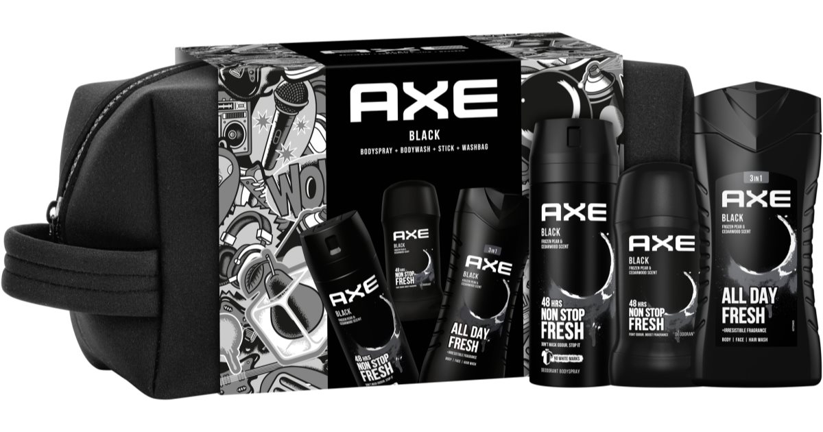 Axe Black Frozen Pear & Cedarwood Geschenkset für den Körper für Herren