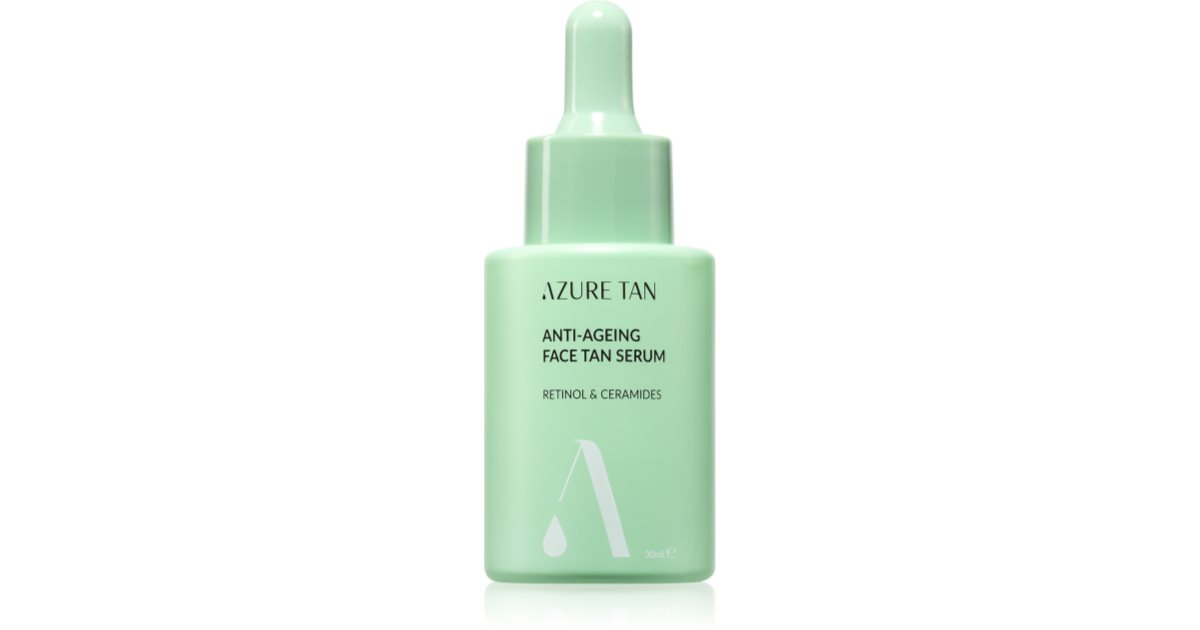 Azure Tan Anti-Ageing self-tanning face serum with anti-ageing effect ...