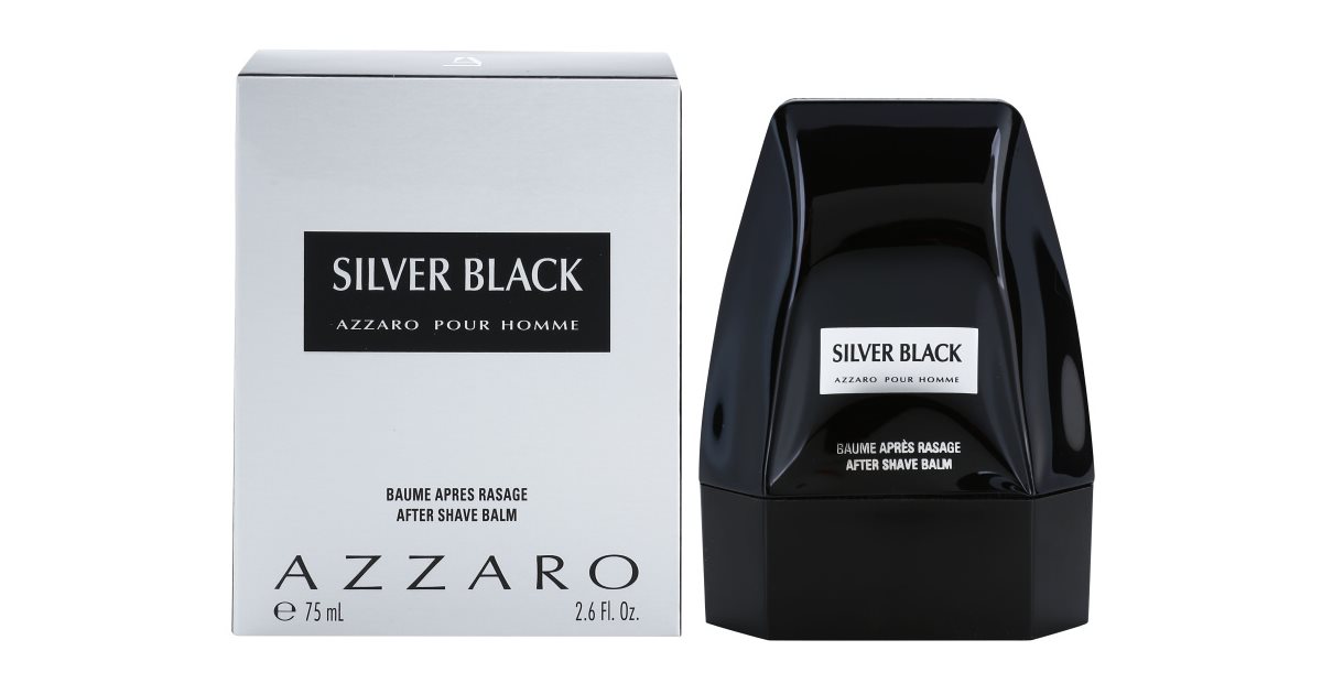 Azzaro Silver Black baume après-rasage pour homme 75 ml | notino.fr