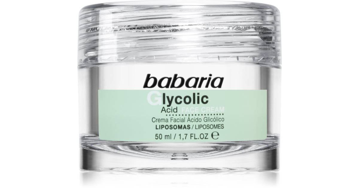 Babaria Glycolic Acid crème régénérante visage pour la nuit | notino.fr