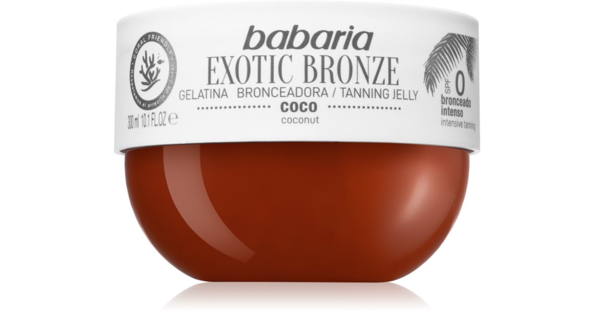Babaria Tanning Jelly Exotic Bronze gel corporel pour un bronzage ...